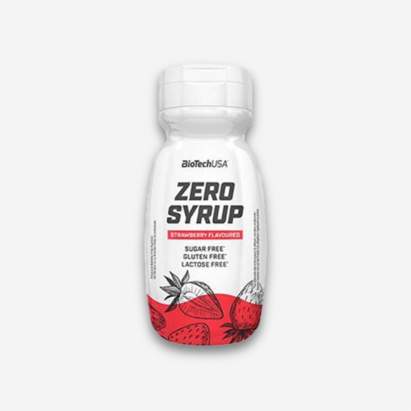 STRAWBERRY ZERO SYRUP Biotech Usa – 6 Pack Supplements